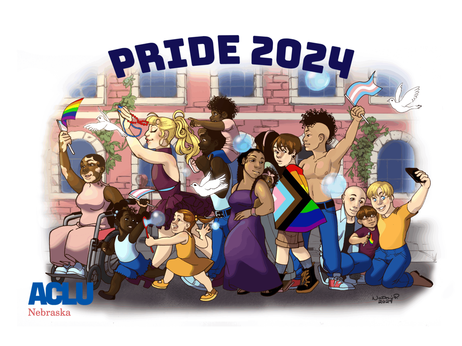 Revealing our 2024 Pride Art - ACLU of Nebraska